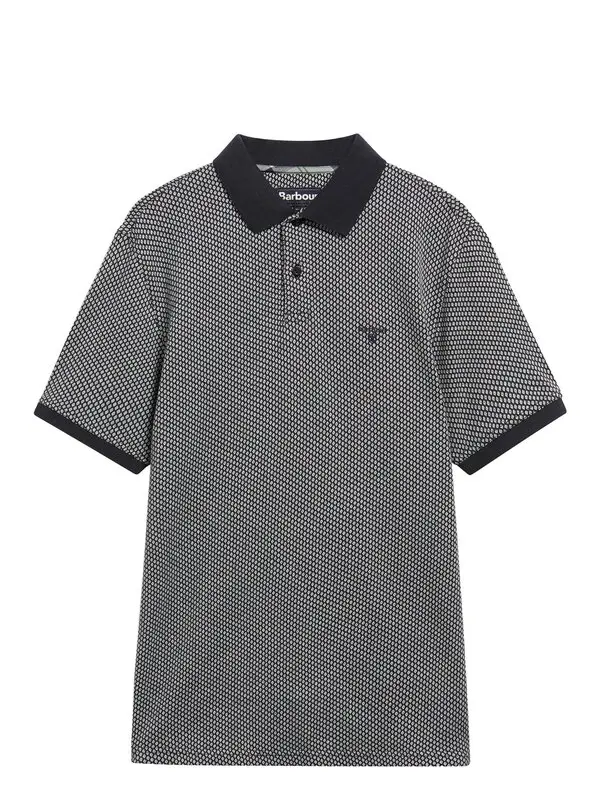 Barbour Short-sleeved Polo Shirt - Black