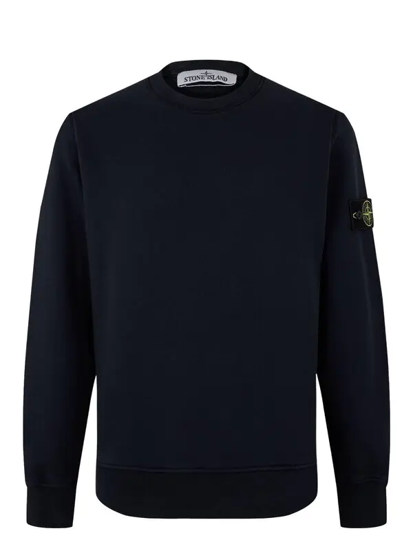 Stone Island Full-zip Hooded Sweat Jacket - Black