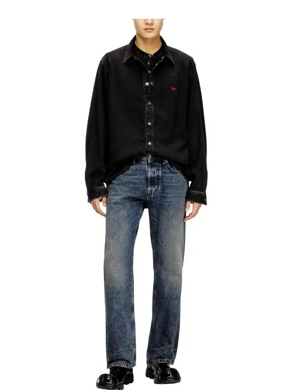 DIESEL® Wide Leg Jeans - Black