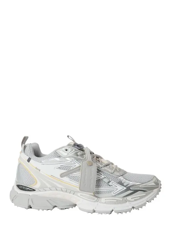 Off-White Be Right Back' Low Top Sneakers - Gray/silver