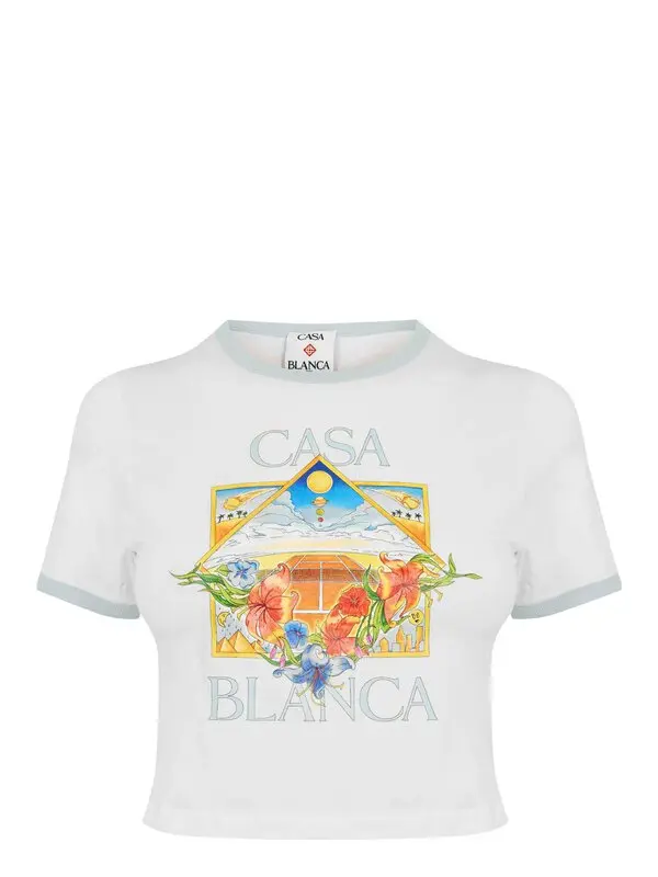 Casablanca Printed T-shirt - White