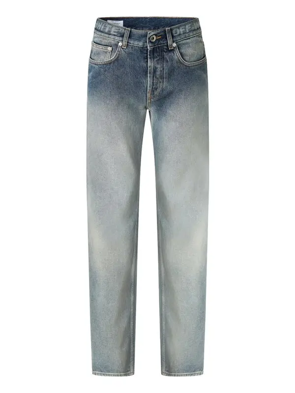 Off-White Off Susy" Denim Pants - Gray