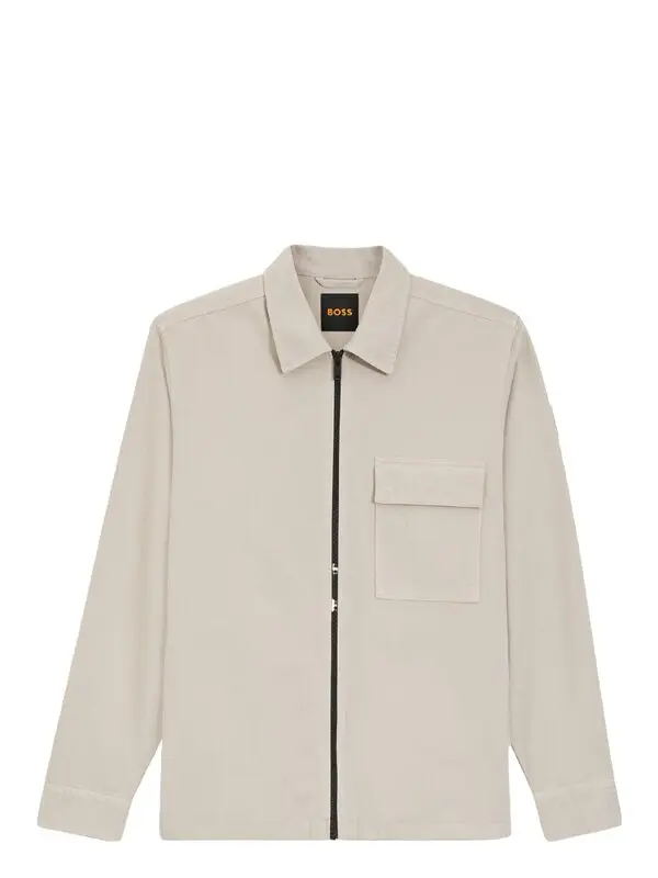 Hugo Boss Zip-front Shirt Jacket - No
