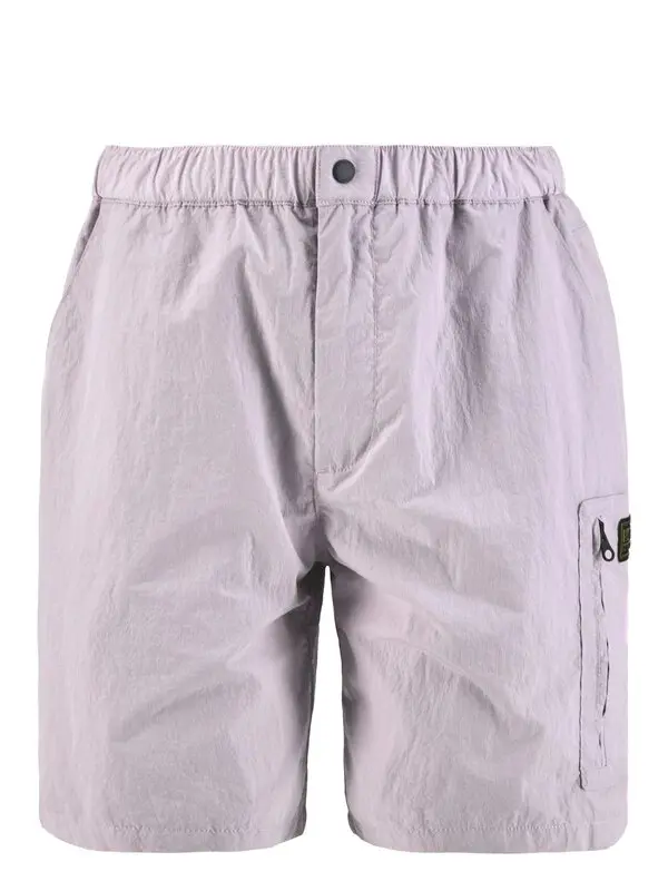 Barbour Logo-detail Shorts - Gray