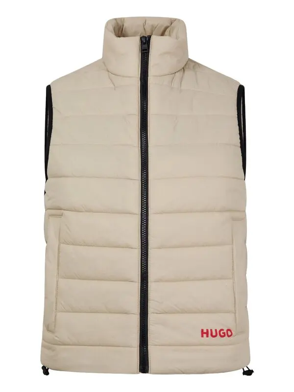 Hugo Boss Lightweight Sleeveless Gilet - Nude