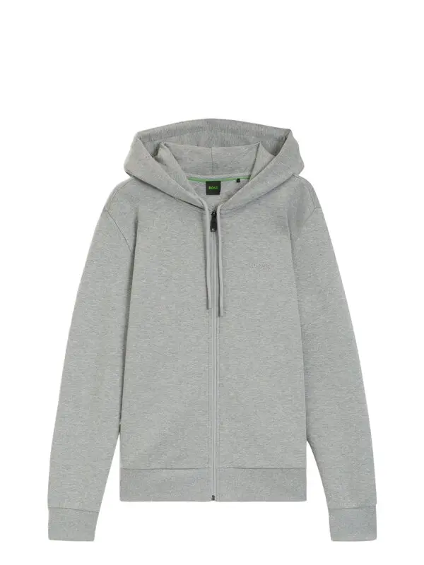 Hugo Boss Full-zip Hoodie - Gray