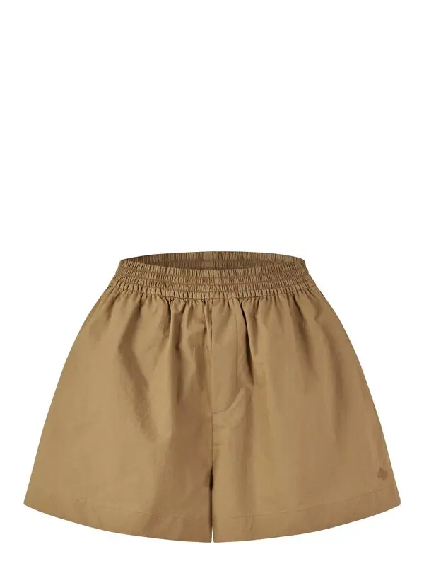 Varley Elasticated Waist Shorts With Back Patch Pocket - No