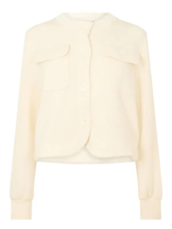 Varley Button-front Casual Jacket - White