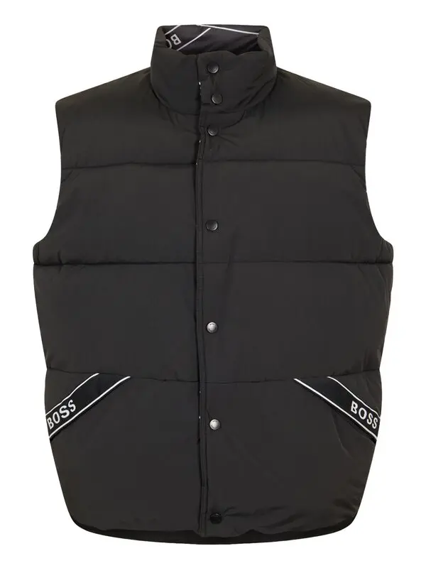 Hugo Boss Sleeveless Padded Waistcoat - Black