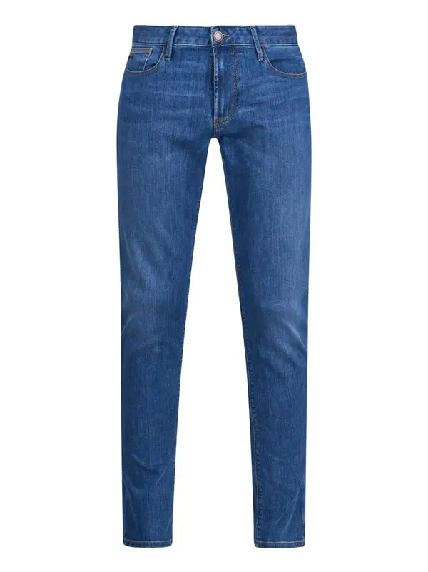 Emporio Armani Slim Fit Casual Pants - Blue