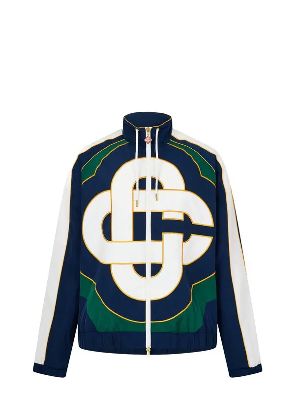 Casablanca Track Jacket With Color-block And Logo Detail - No