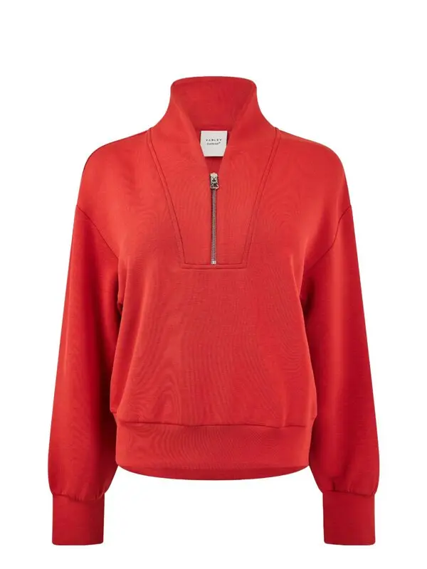 Varley Half-zip Stand Collar Sweatshirt - Red