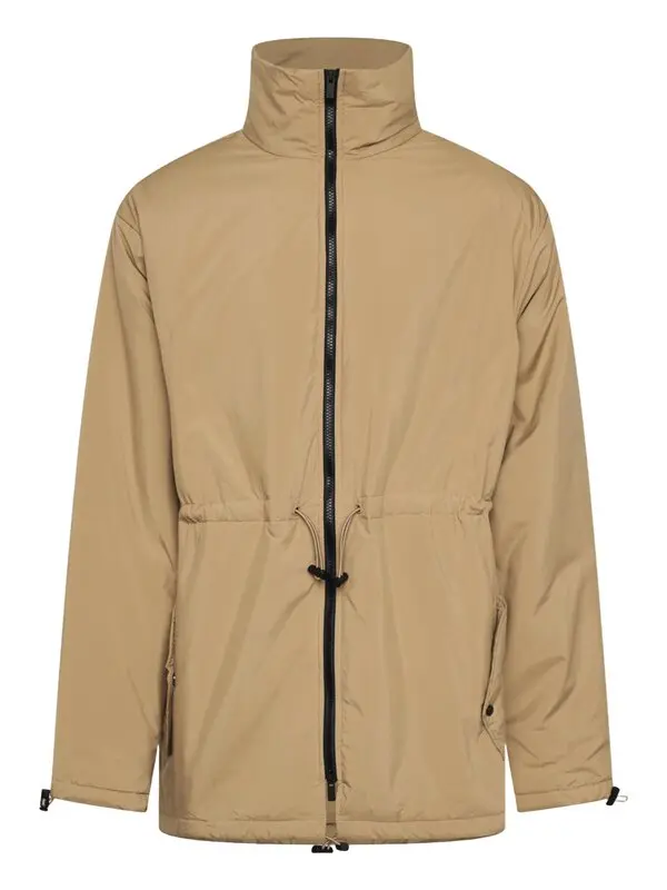 Fear Of God Long-sleeve Zip-up Jacket With Drawstring Waist - Nude