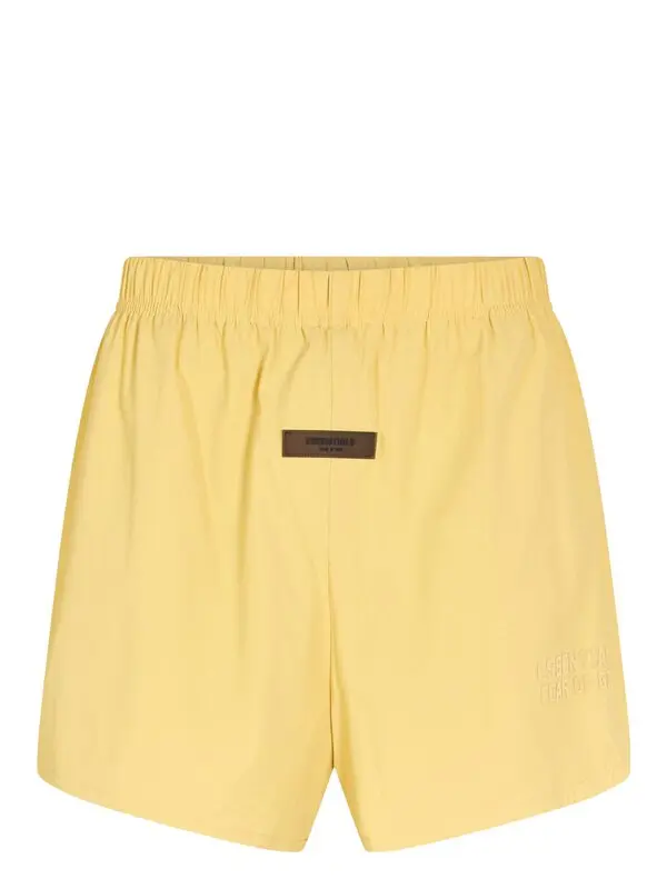 Fear Of God Logo Detail Shorts - Yellow