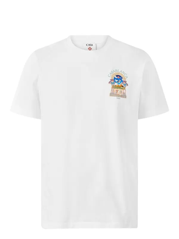 Casablanca Printed T-shirt - White