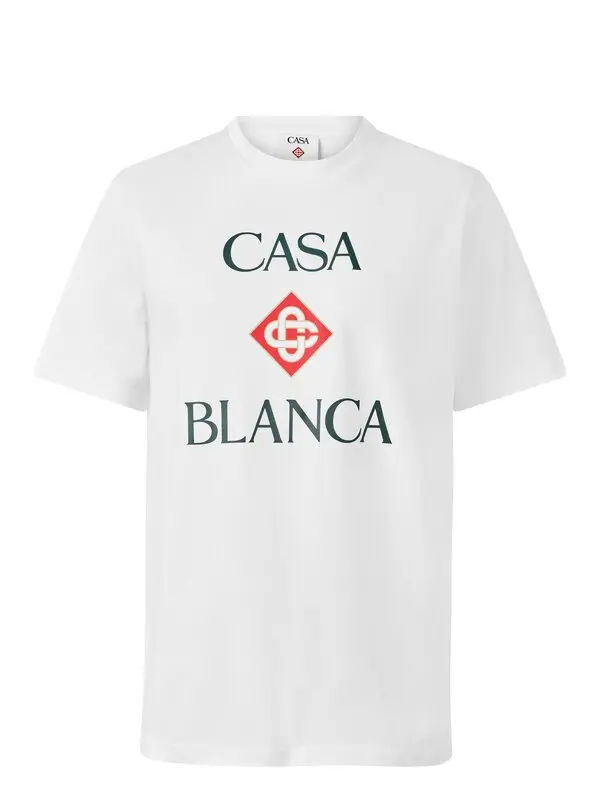 Casablanca Printed T-shirt - White