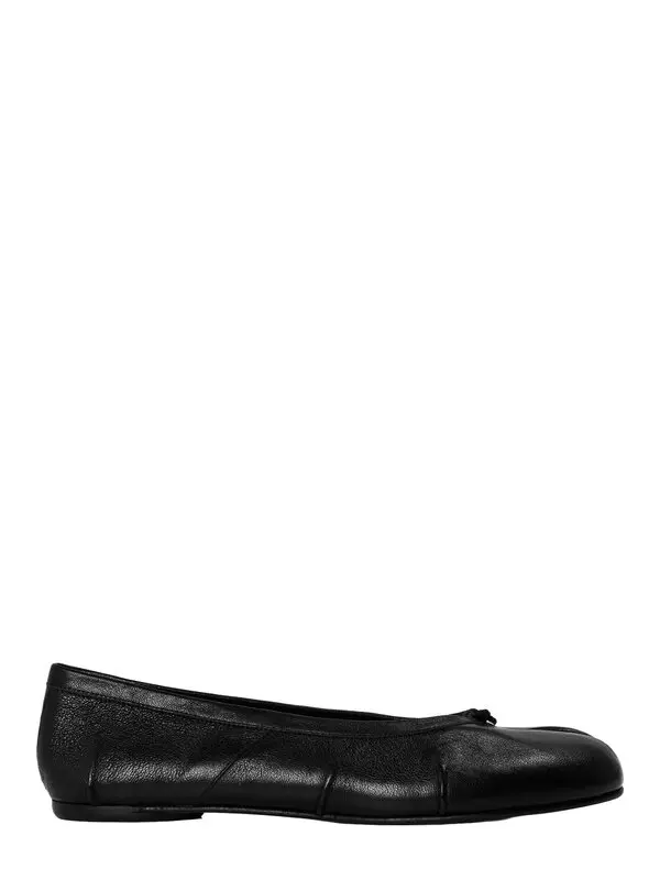 MAISON MARGIELA Soft Leather Flat Shoe - Black