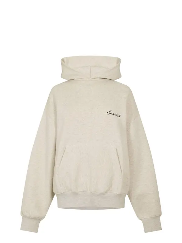 Fear Of God Logo Hoodie - Nude