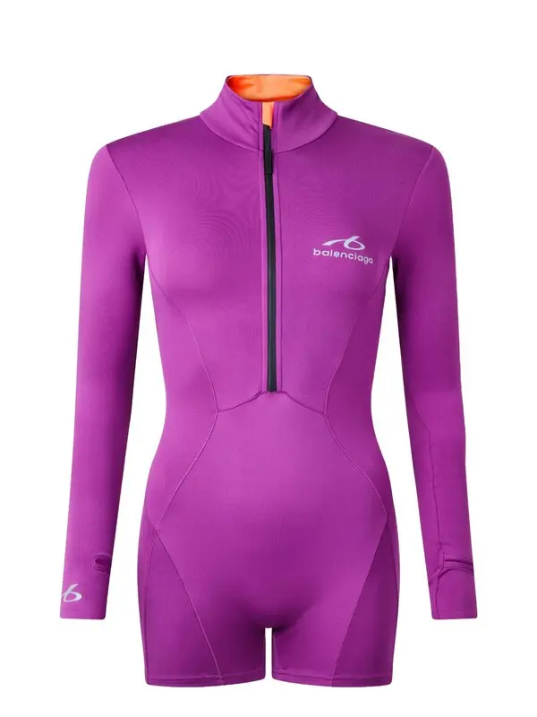 Balenciaga Long Sleeve Unitard Bodysuit - No