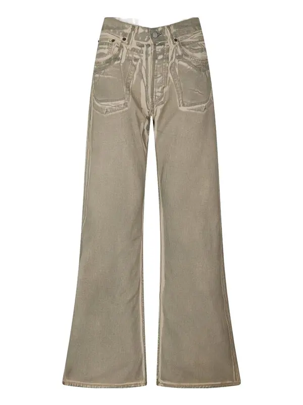 Acne Studios Wide Leg Jeans - Nude