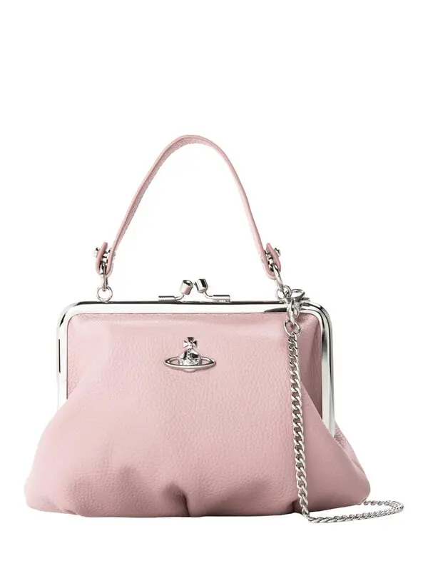 VIVIENNE WESTWOOD Grained Vegan Leather Clutch - Pink