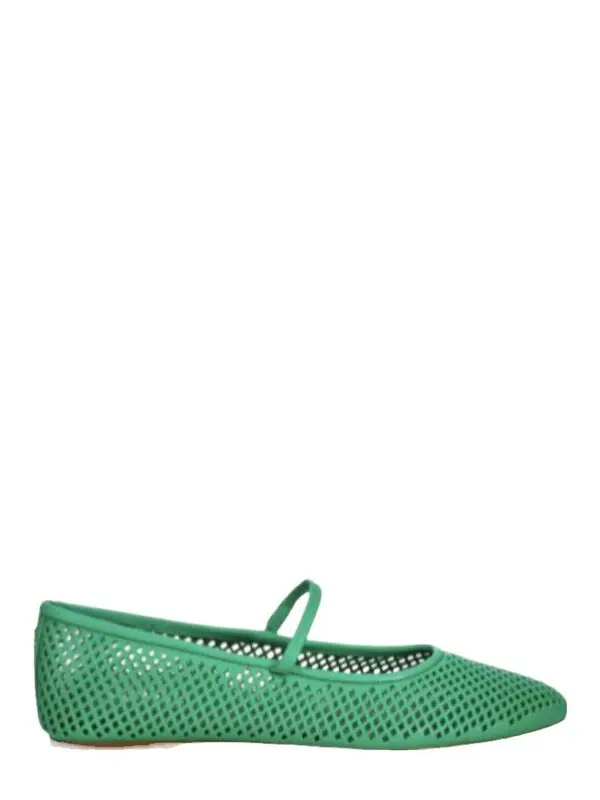Ralph Lauren Jayna Mesh Ballet Flats - Green