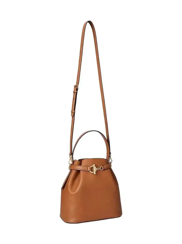 Ralph Lauren Blaike Gold-tone Hardware Bucket Bag - Brown