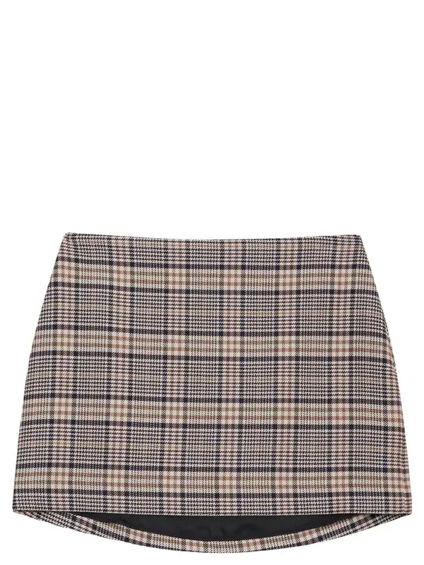 ANINE BING Plaid Mini Dress - Multicolor