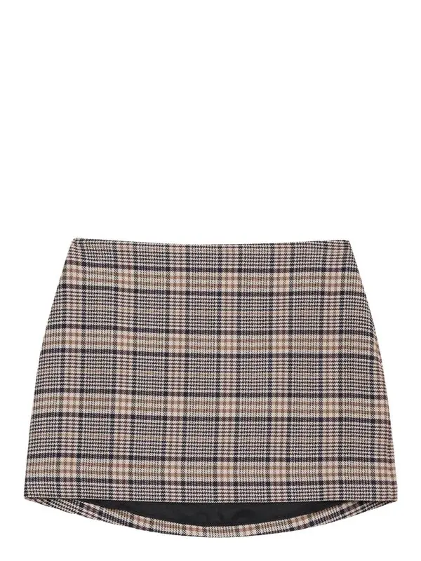 ANINE BING Plaid Mini Dress - No
