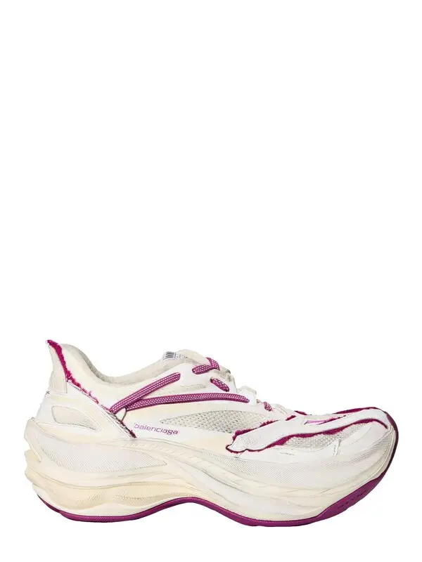 Balenciaga Athletic Sneakers - Egg Shell/pink
