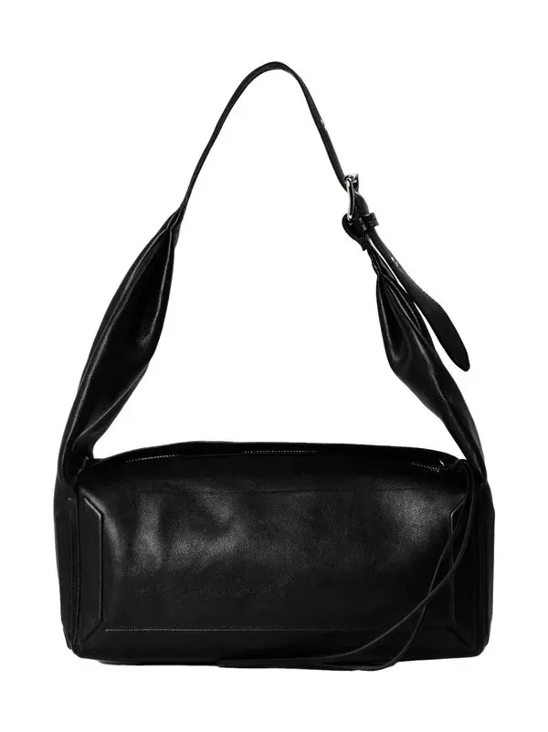 MAISON MARGIELA Cylindrical Pillow Underarm Bag - Black