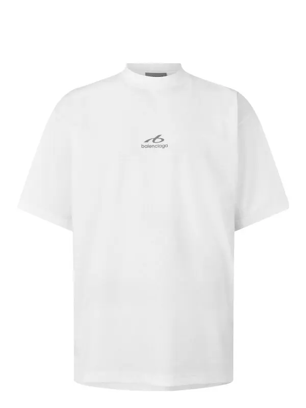 Balenciaga Crewneck Shortsleeve Tee - White