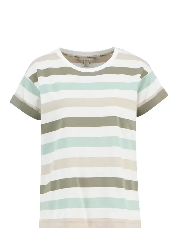 Barbour Lyndale Striped T-shirt - Spearmint Multi