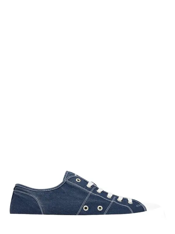 Polo Ralph Lauren Contrast-stitched Low-top Sneakers - White