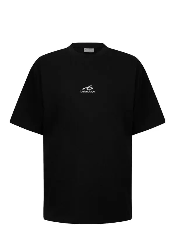Balenciaga Crewneck Shortsleeve Tee - Black