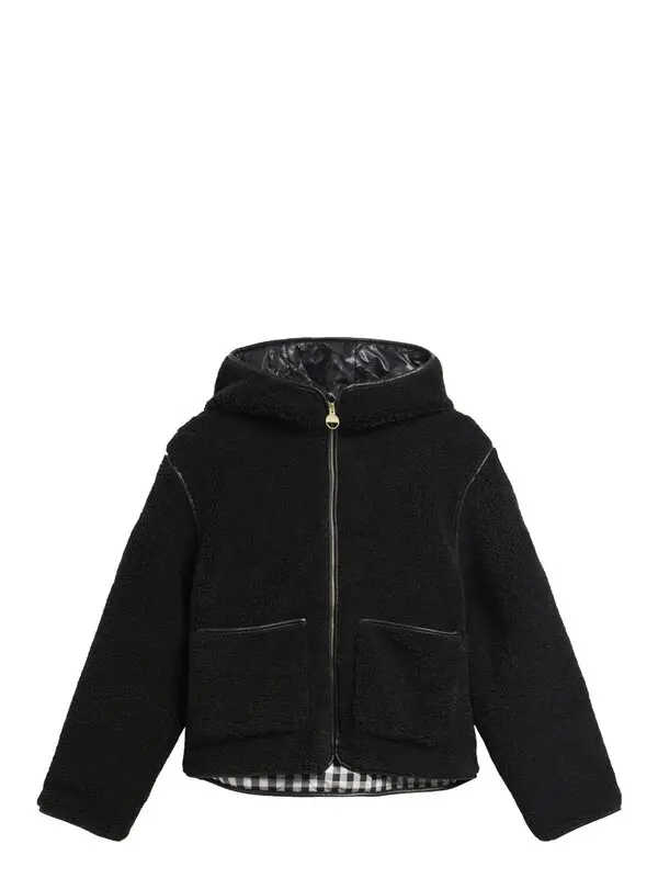 Barbour Fleece Zip Up Jacket - Black