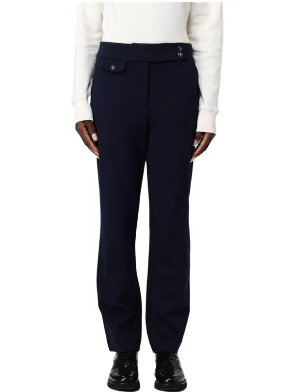 Ralph Lauren Straight Leg Ankle Pants - Black