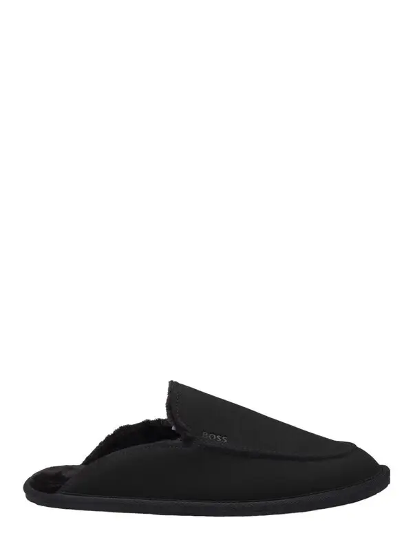 Hugo Boss Slip-on Slipper - Black
