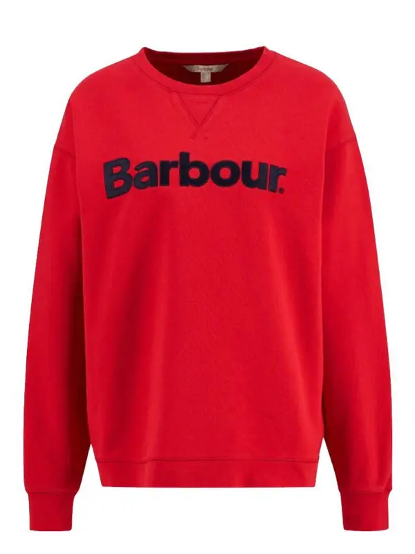 Barbour Hartland Sweatshirt - Red