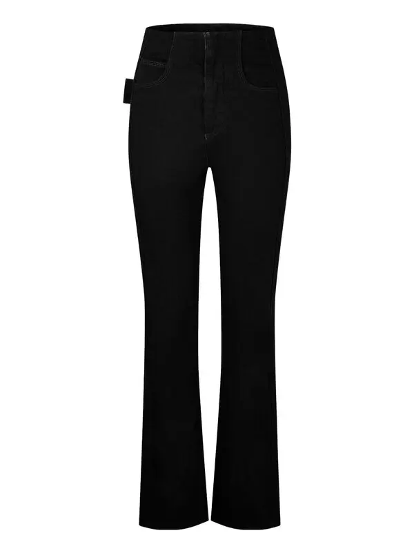 Bottega Veneta Minimalist Straight-leg Trousers - Black