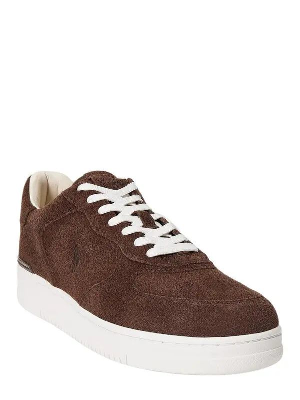 Polo Ralph Lauren Suede Low-top Lace-up Sneakers - Brown