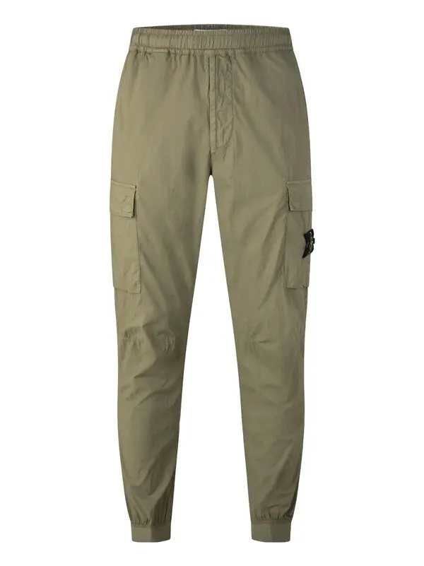 Stone Island Elastic Waist Cargo Jogger Pants - No