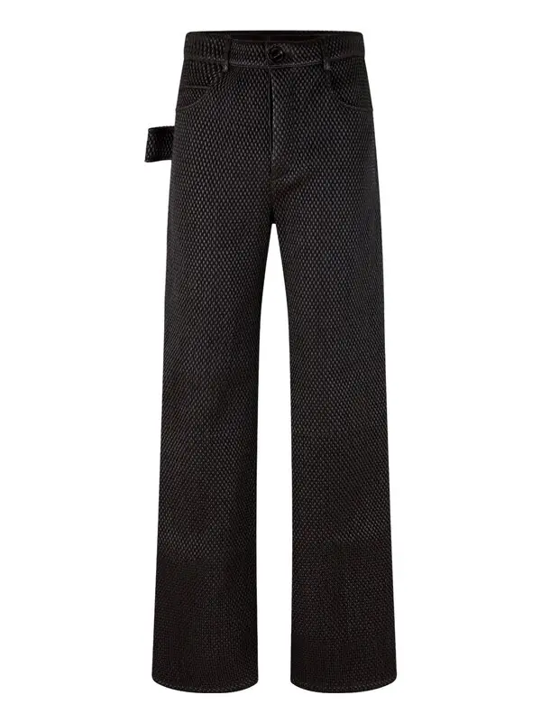 Bottega Veneta Leather Trousers - No