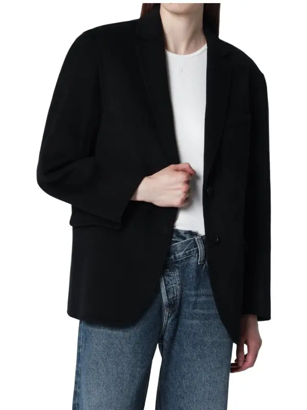 ANINE BING Quinn Single-breasted Blazer - Black
