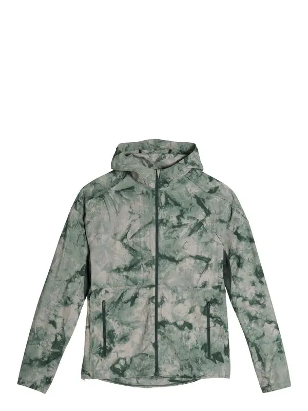 Y3 Lightweight Hooded Track Jacket With Graphic Print - Multi-color
