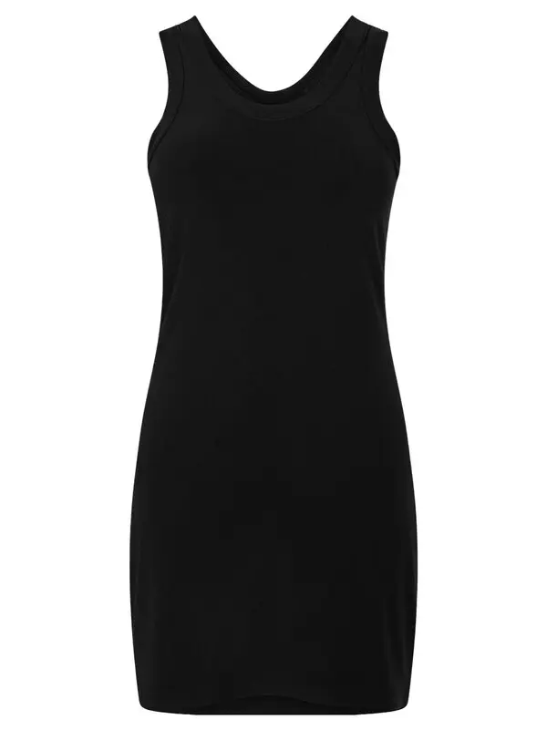 Norma Kamali Racer Mini Dress - Black