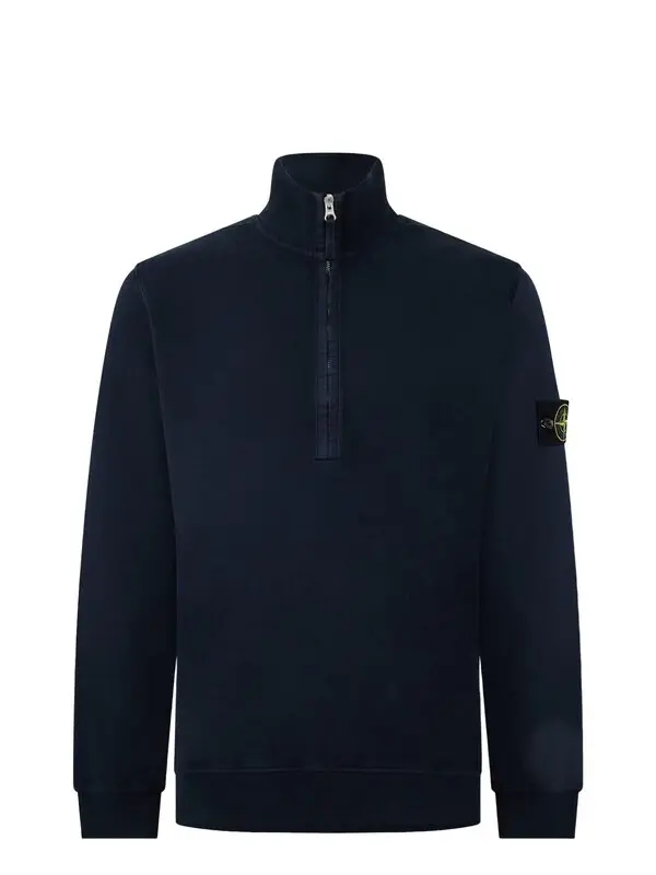 Stone Island Half-zip Sweatshirt - Navy