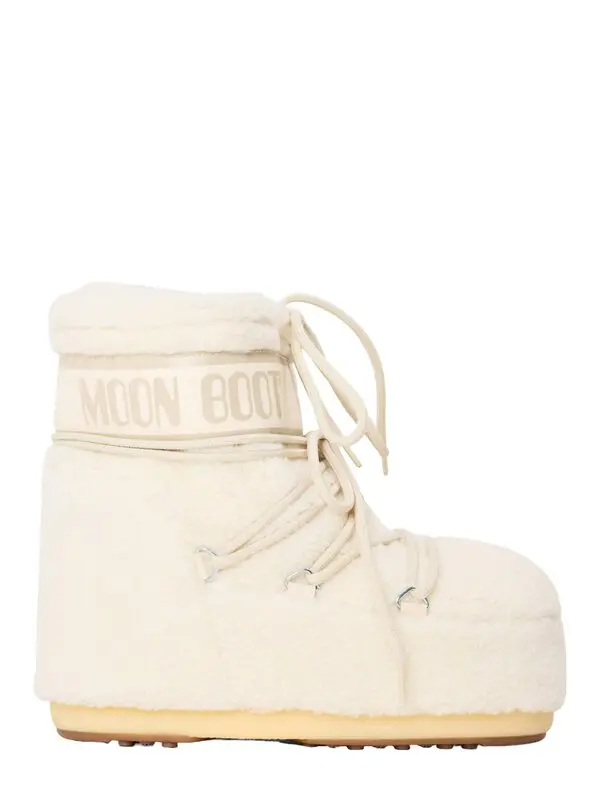 Moon Boot Fluffy Sherpa Mini Boots - No
