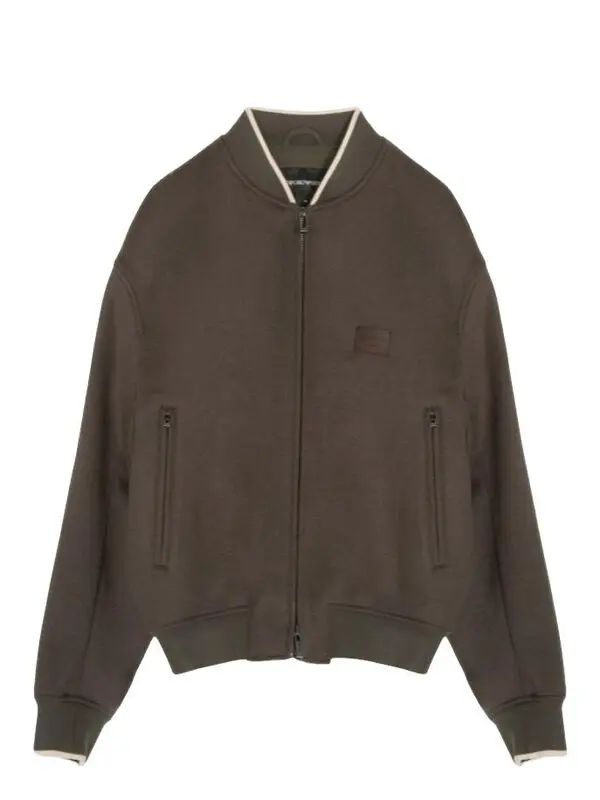 Emporio Armani Long-sleeved Casual Jacket - Brown