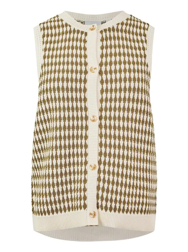 Varley Button-front Knit Vest - No